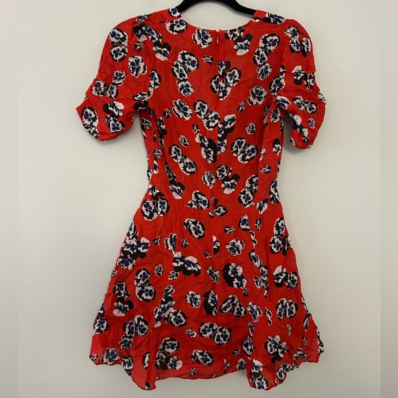 Realisation Par | Dresses | Realisation Ozzie Red Pansy Floral Print ...